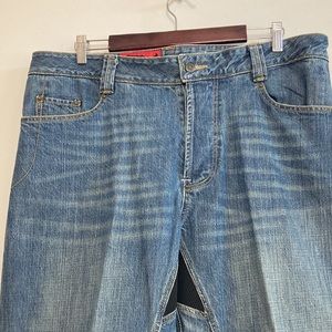 ICON | Jeans | Icon Victory Pants Size 38 Blue Denim Motorcycle Riding ...